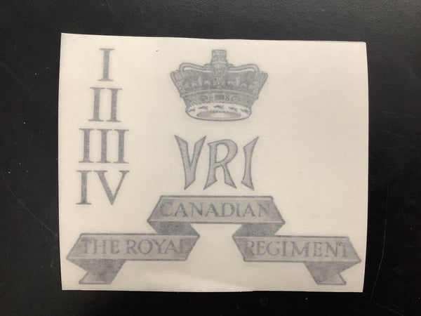 Cypher Sticker with Custom Roman Numerals – The RCR Regimental Warehouse